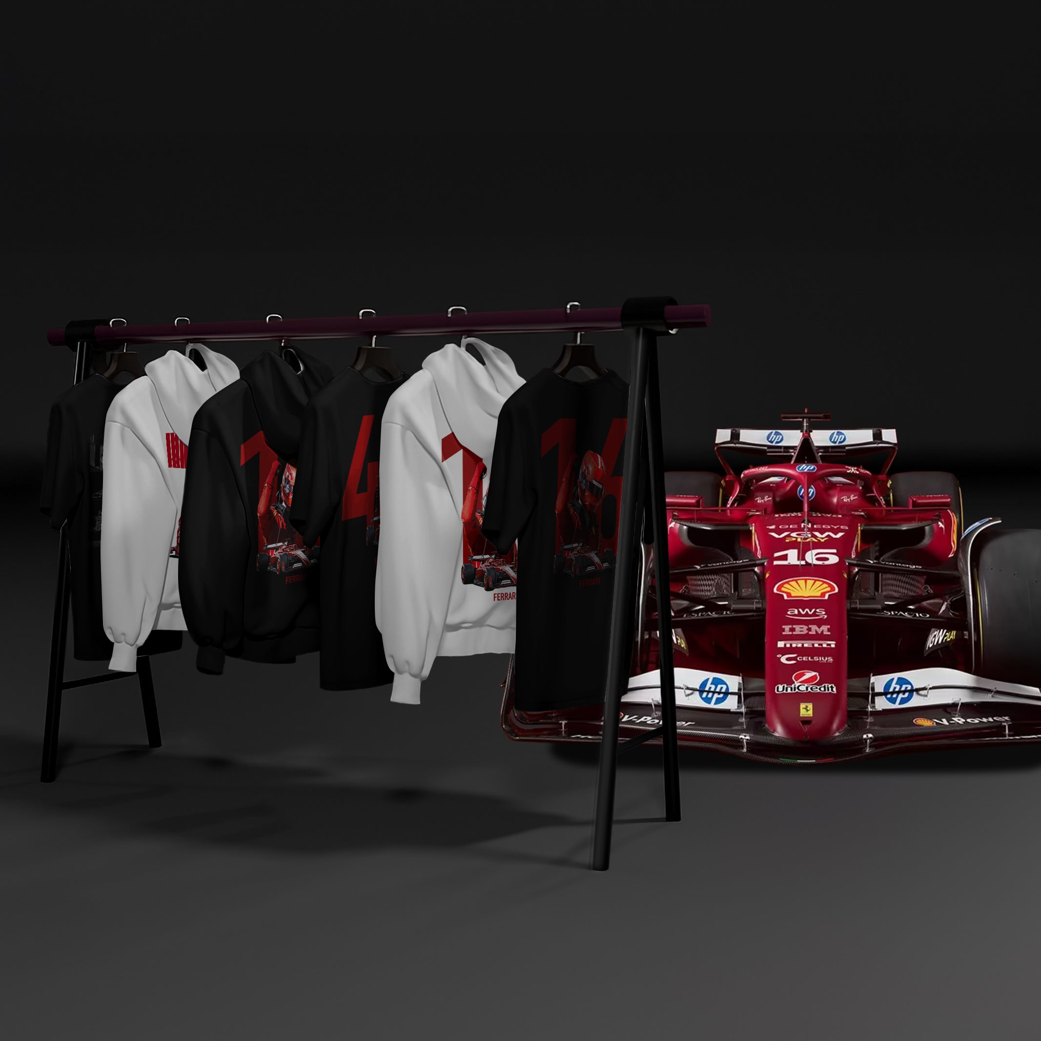 Pack Charles Leclerc x Lewis Hamilton – Collection Ferrari F1 ...