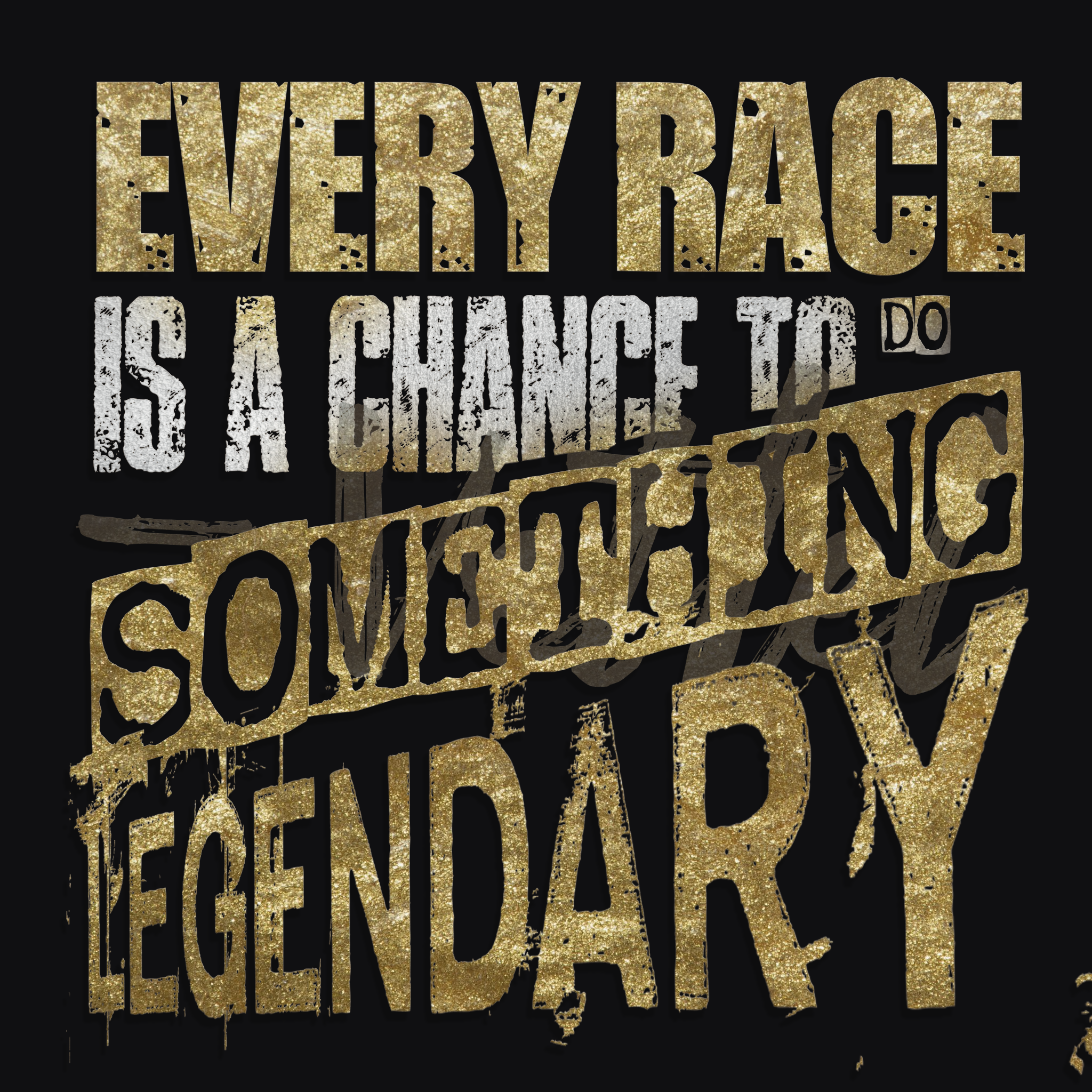 Toile “Une course. Une chance de marquer l’histoire.” Art mural racing ...