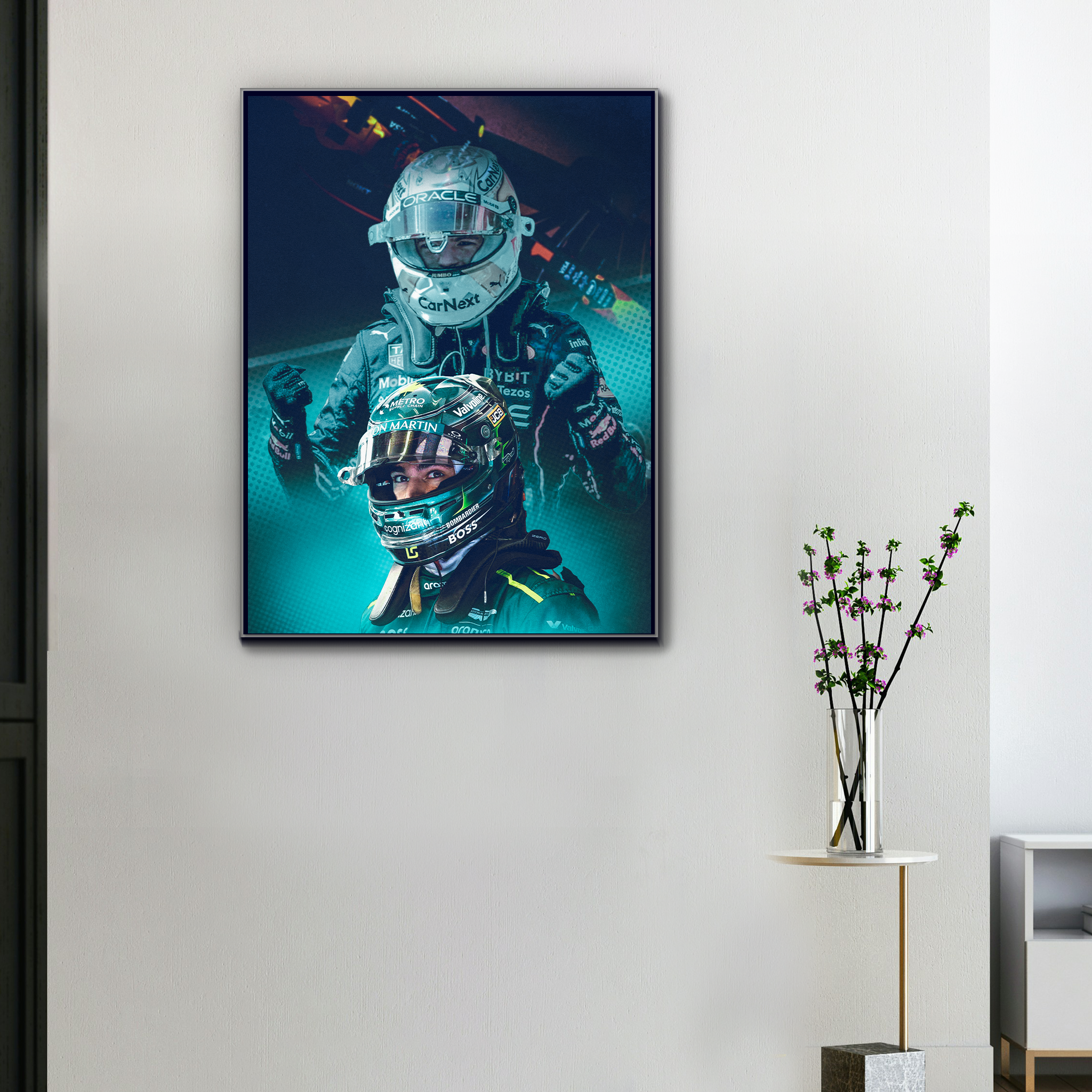 Toile F1 Max Verstappen Héritage en Vitesse, affiche murale de ...